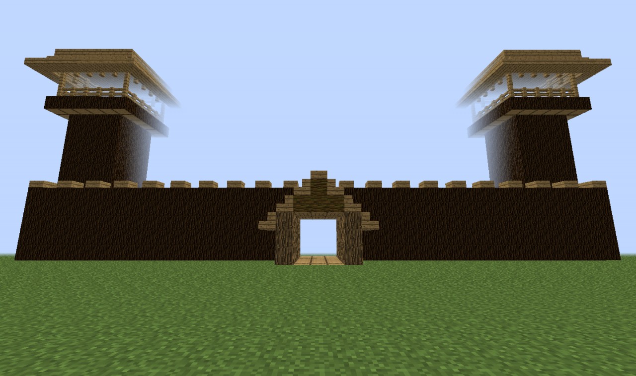 Wooden Castle Minecraft Map