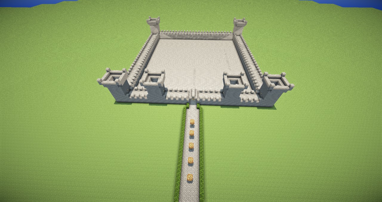 Build your own castle! Minecraft Map