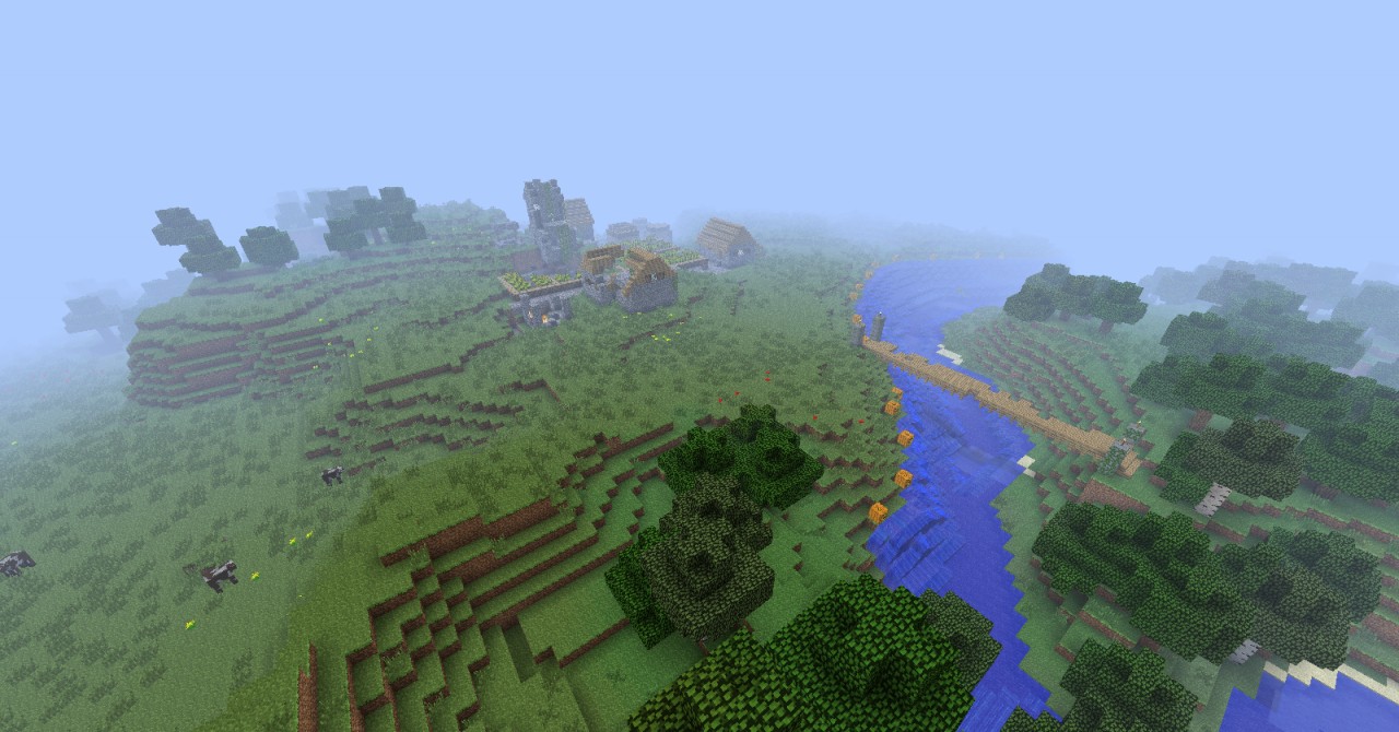 Survival Town Minecraft Map