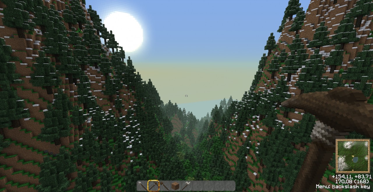 High Mountains Map Minecraft Map