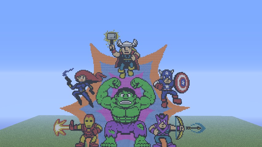 AVENGERS ASSEMBLE!! Minecraft Map