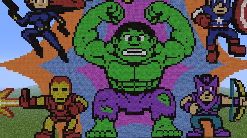AVENGERS ASSEMBLE!! Minecraft Map