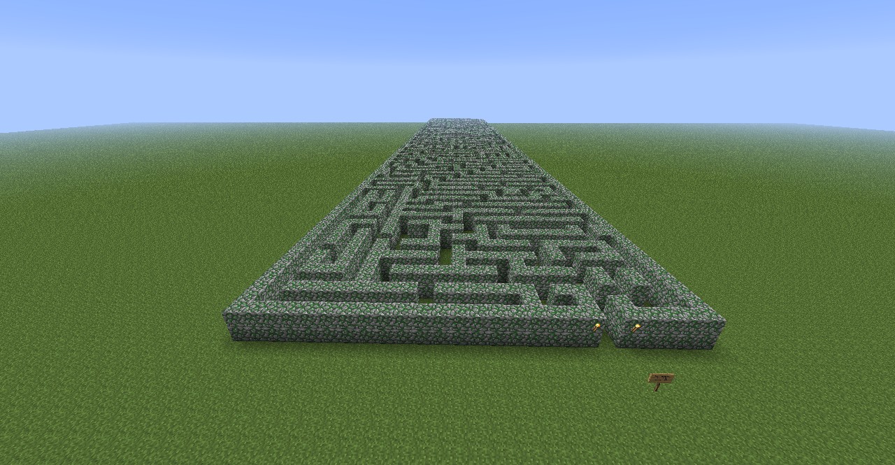 Longest maze in minecraft! Minecraft Map