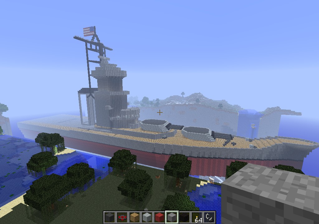 U.S.S. Iowa Minecraft Map