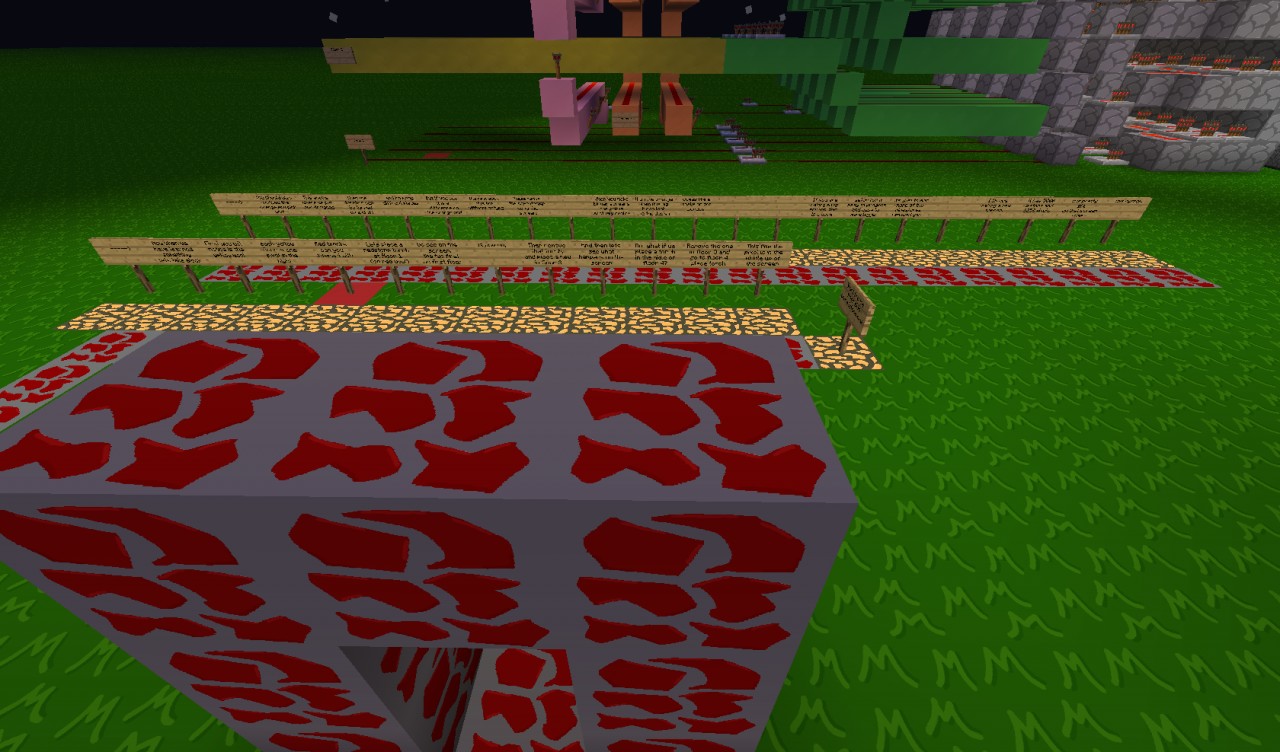 Little and compact redstone screen tutorial Minecraft Map