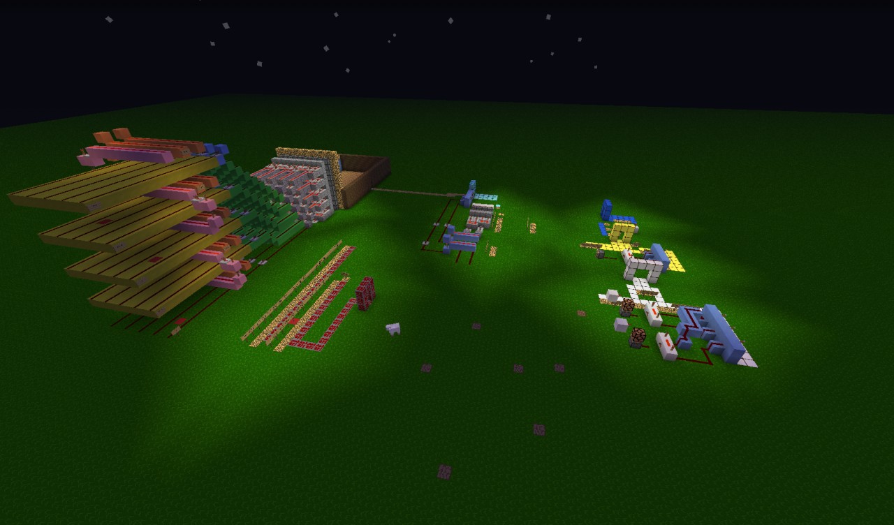 Little and compact redstone screen tutorial Minecraft Map