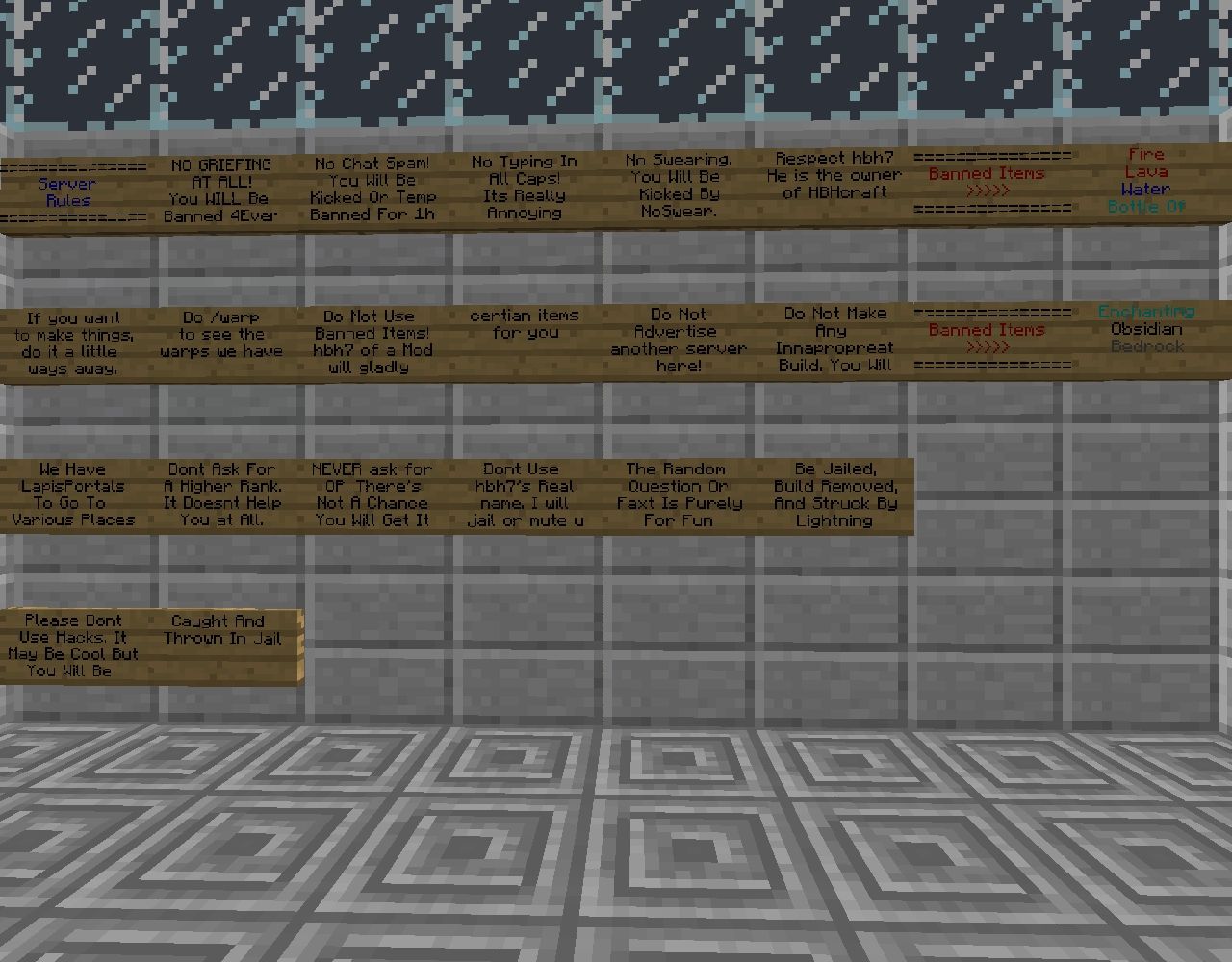 HBHcraft Survival Server Closed Minecraft Server