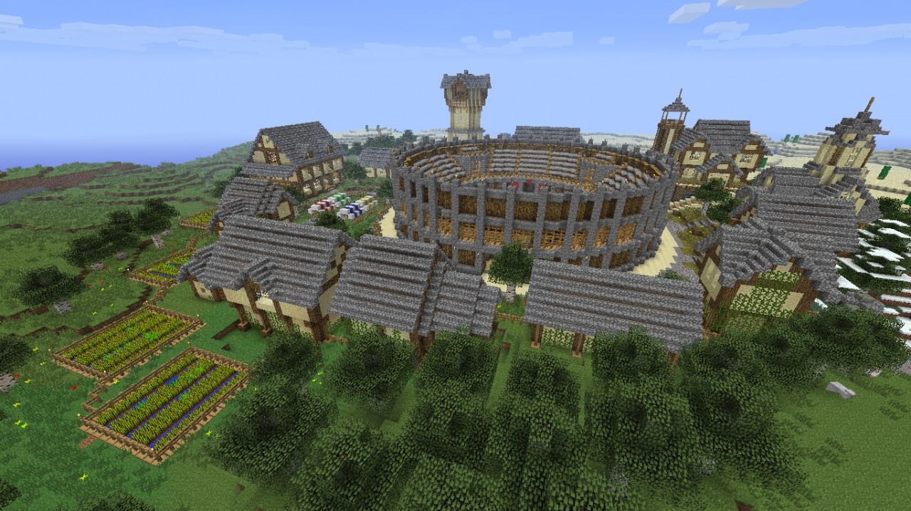 Medieval area Minecraft Map