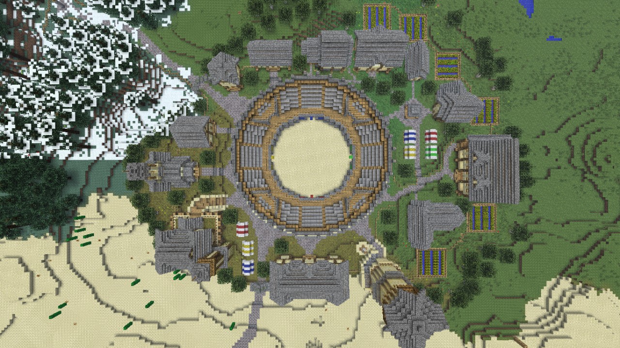 Medieval area Minecraft Map