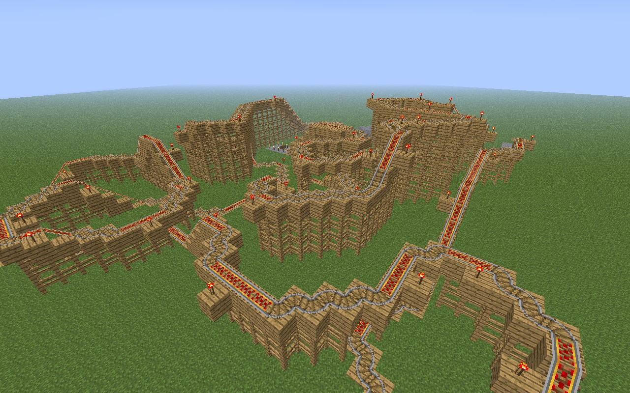 Epic Rollercoaster Minecraft Map