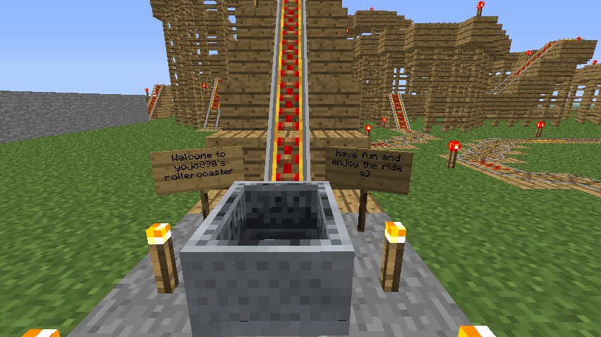 Epic Rollercoaster Minecraft Map