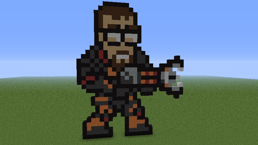 8-bit Half-Life 2 Stuff Minecraft Map
