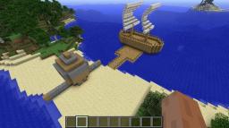 Small House&Ship Minecraft Map