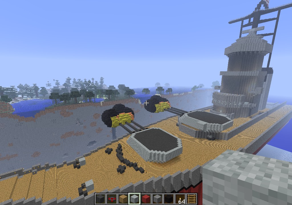 U.S.S. Iowa Minecraft Map