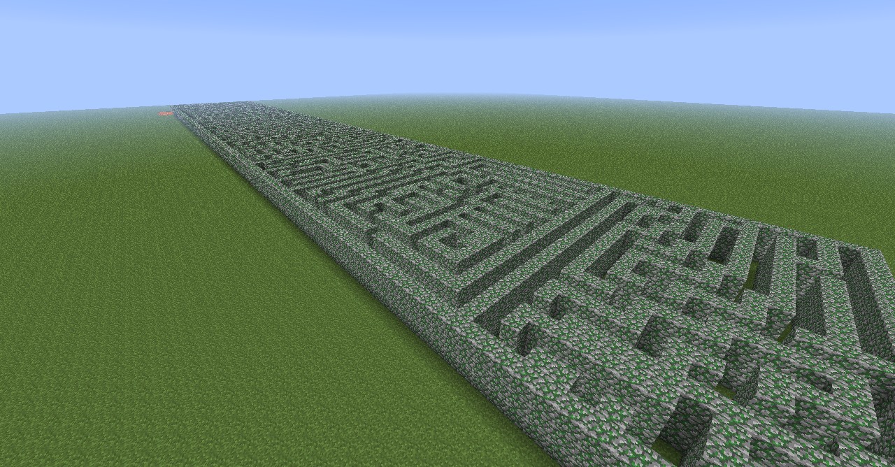 longest maze in minecraft- 3 high version! Minecraft Map