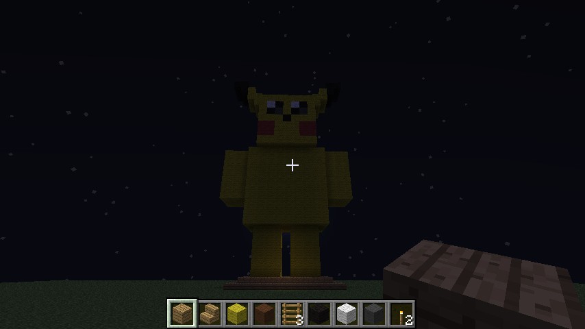 Pikachu House/Statue Minecraft Map