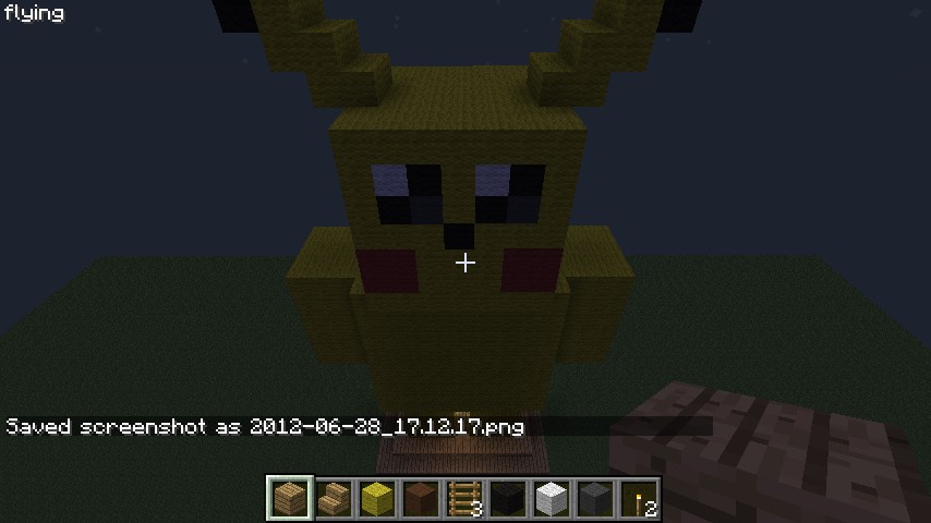 Pikachu House/Statue Minecraft Map