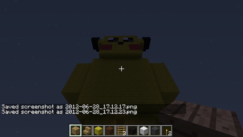 Pikachu House/Statue Minecraft Map