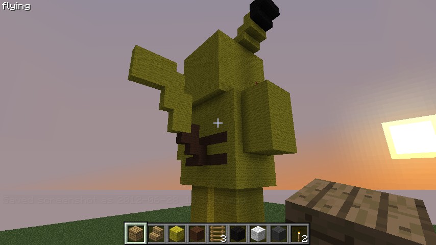 Pikachu House/Statue Minecraft Map