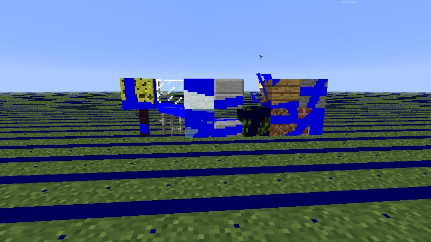 Graffiti Pack BLUE TERRAIN Minecraft Texture Pack