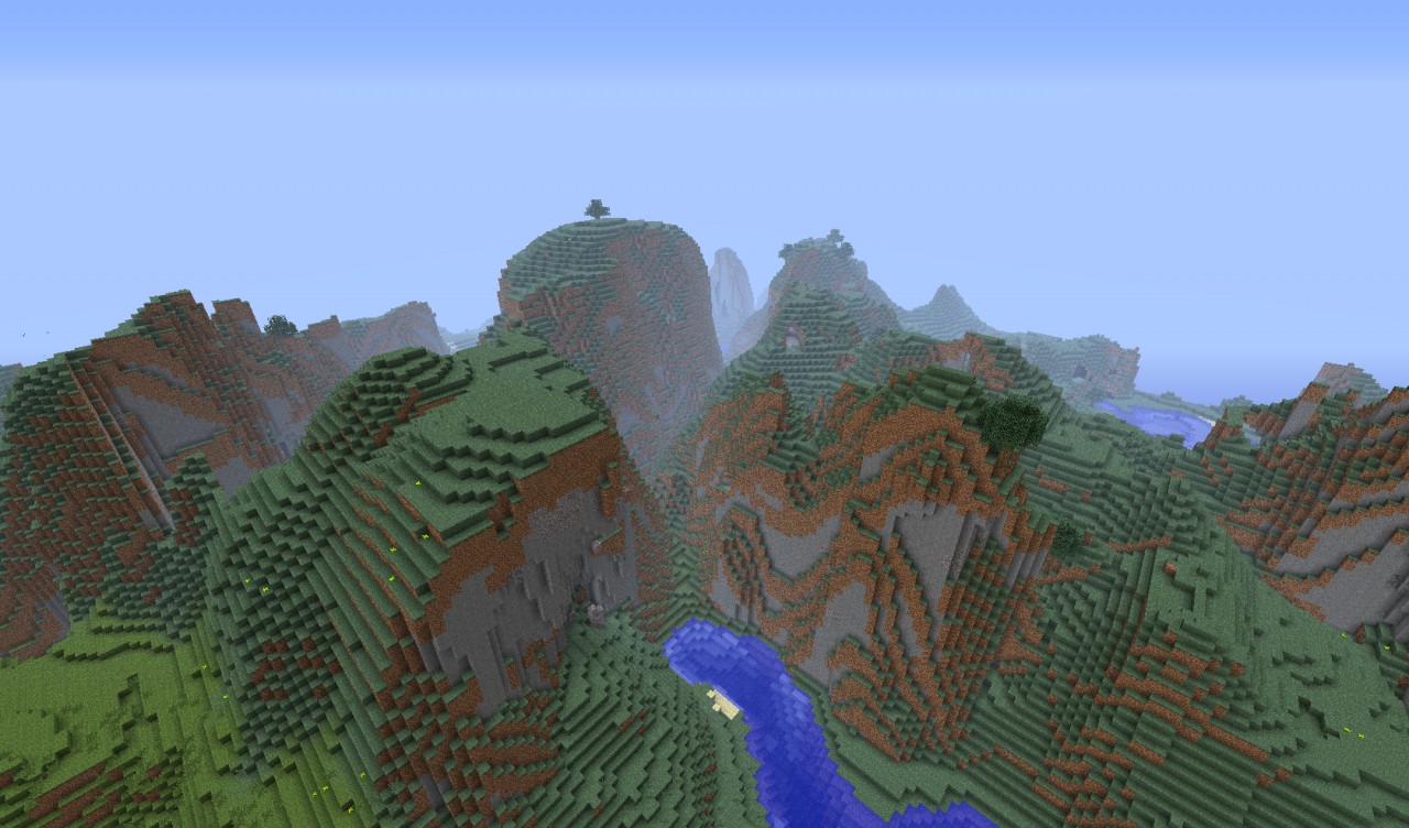 Epic Extreme Hills Minecraft Map