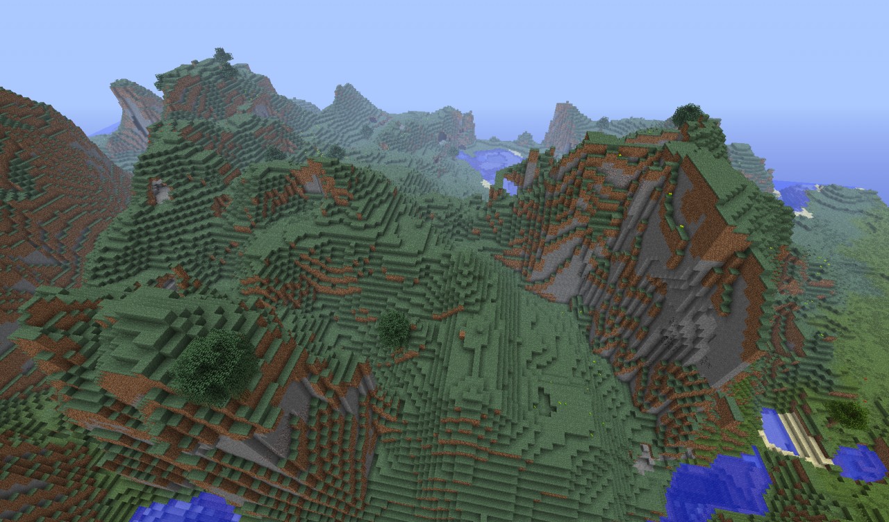 Epic Extreme Hills Minecraft Map