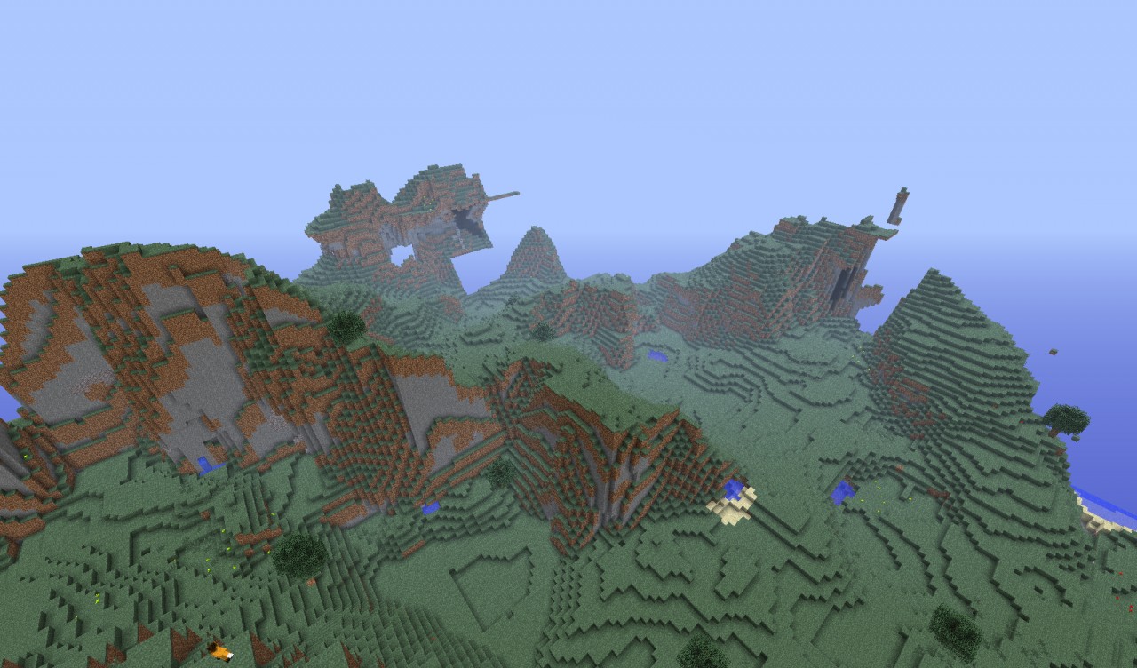 Epic Extreme Hills Minecraft Map
