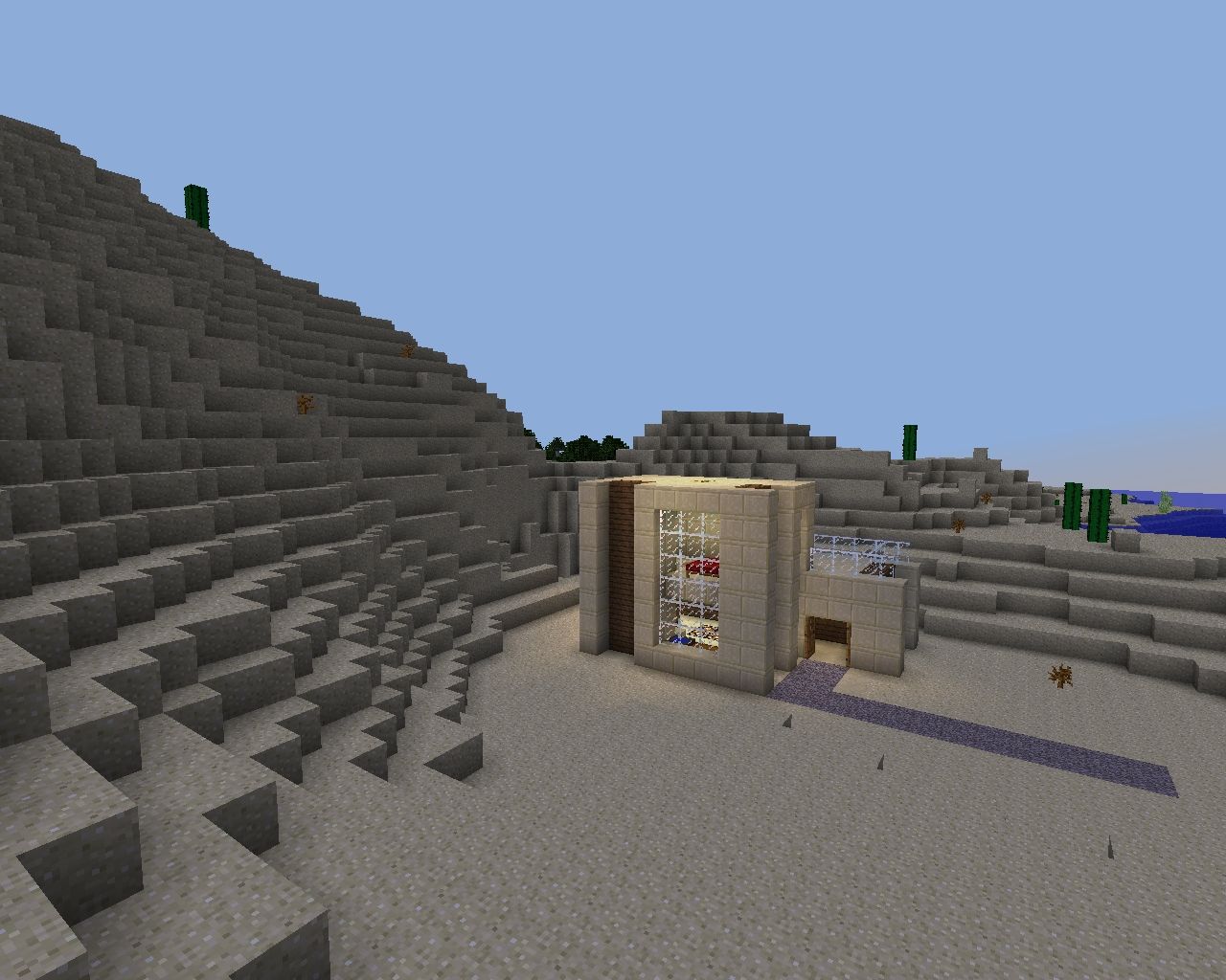 Desert house Minecraft Map