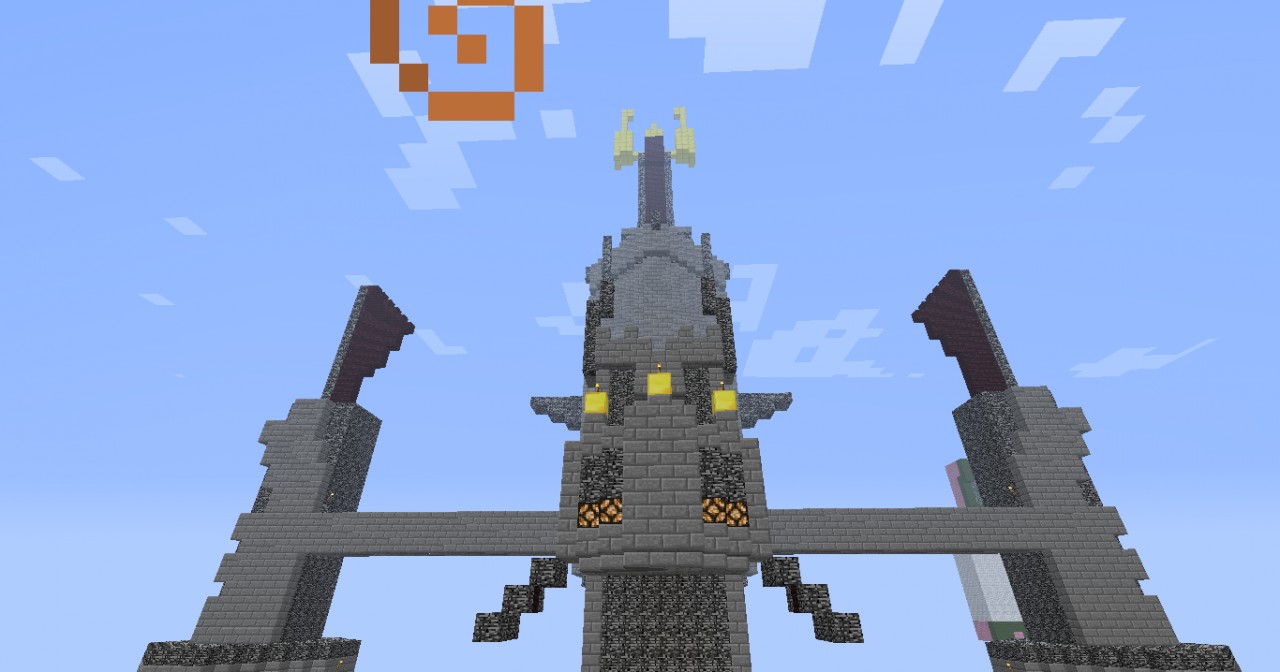 big evil castle (ALL BY HAND!!!) Minecraft Map