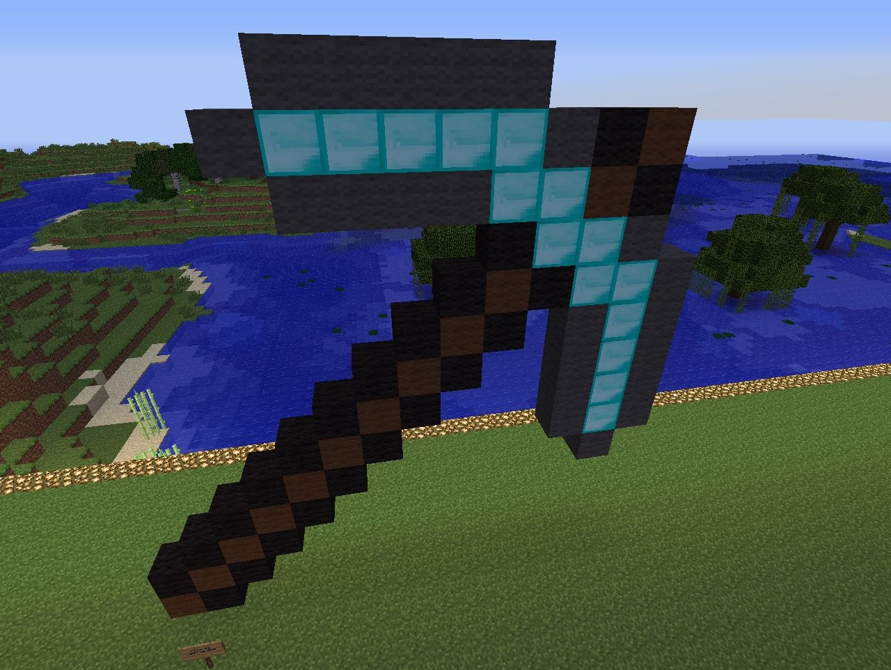 Diamond pick Minecraft Map