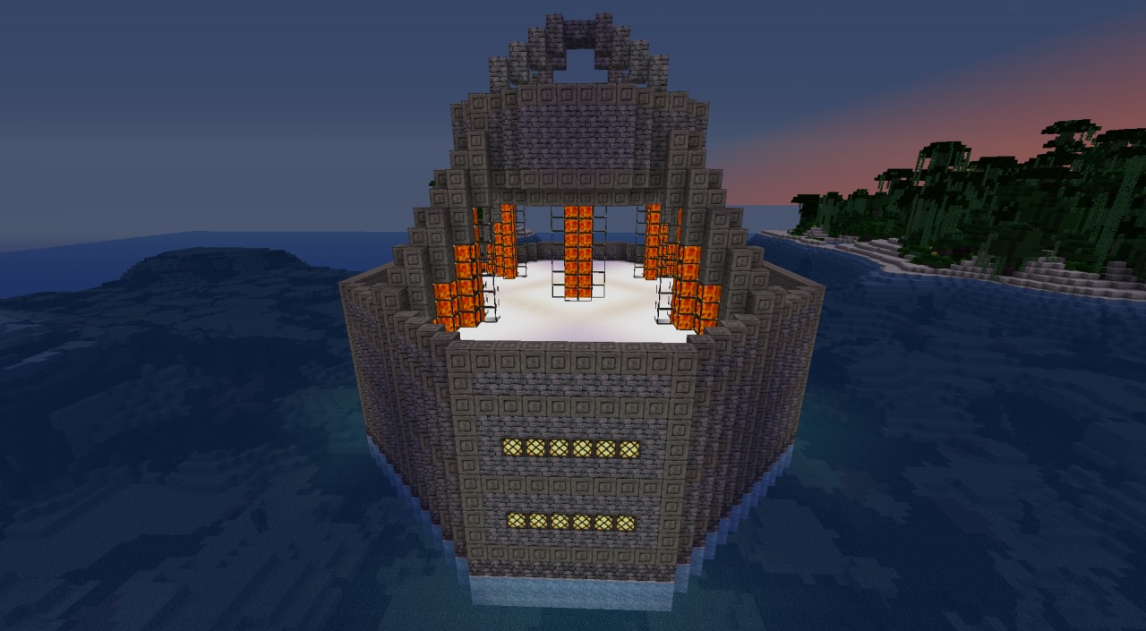 3 Level Spleef Arena Minecraft Map