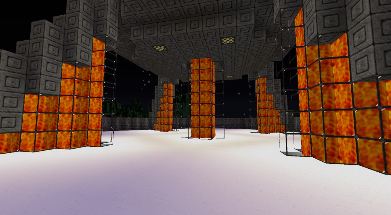 3 Level Spleef Arena Minecraft Map