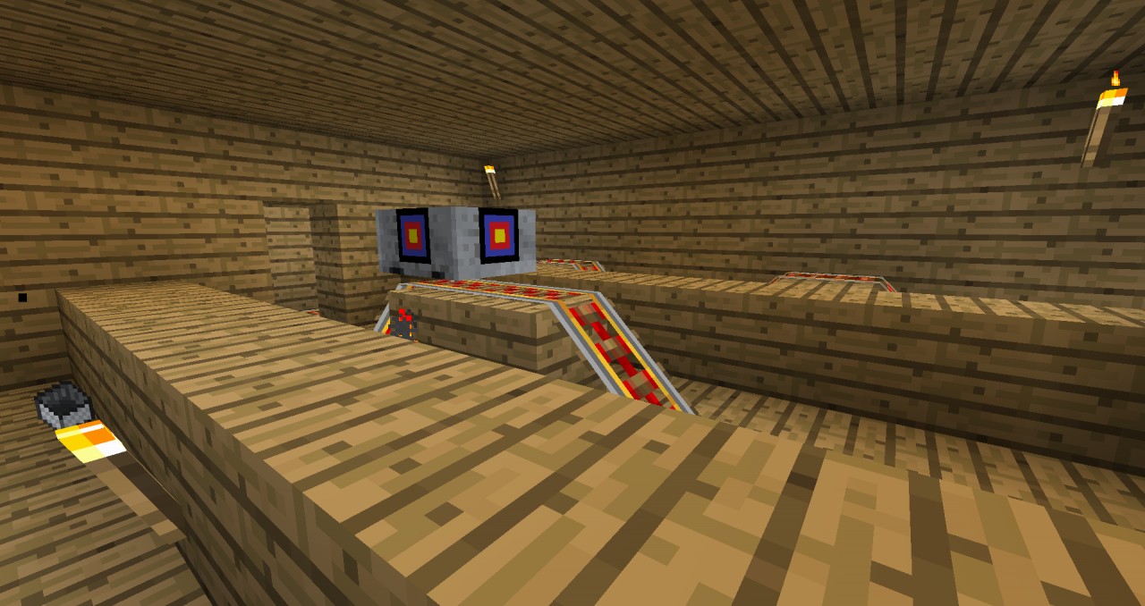 Moving target shooting range 1.1 (only for pros) Minecraft Map