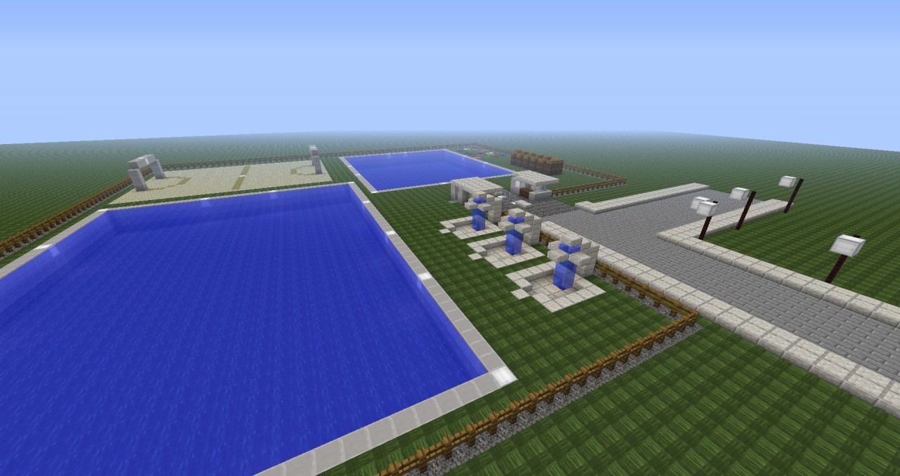 Swimming pool Minecraft Map