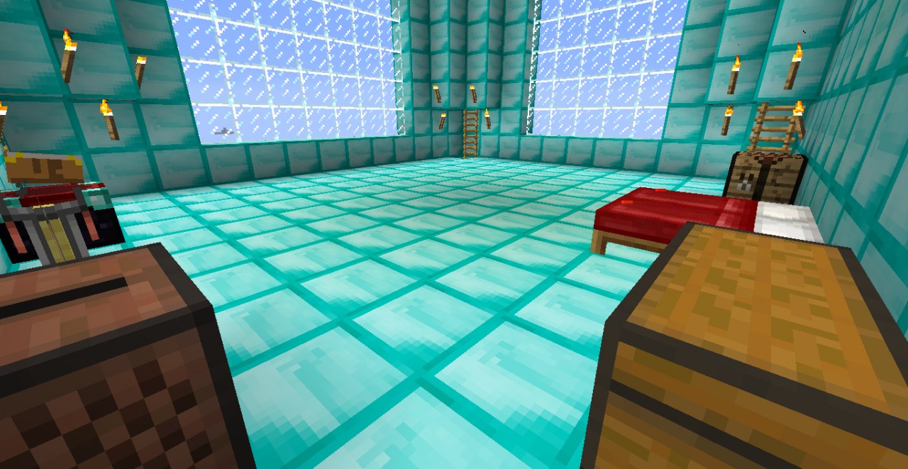 The Diamond-Block Hotel Minecraft Map