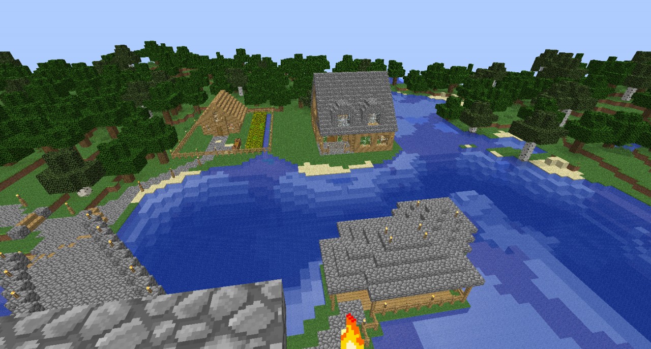 My 'yogcave' home Minecraft Map