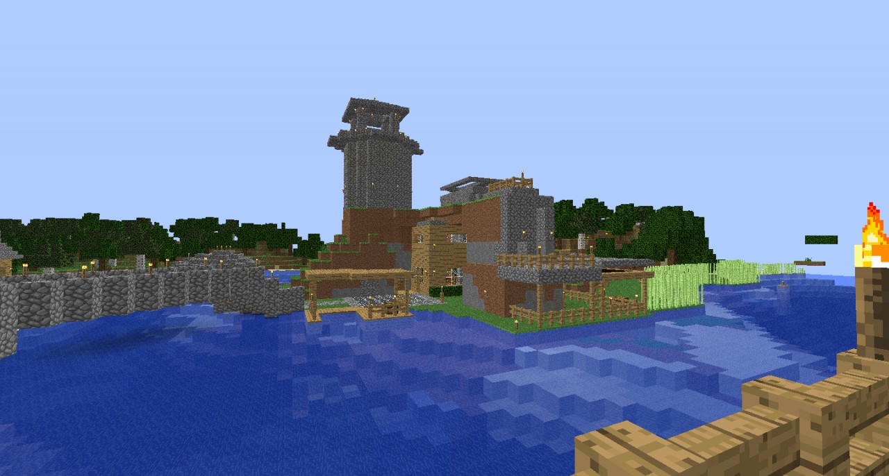 My 'yogcave' home Minecraft Map