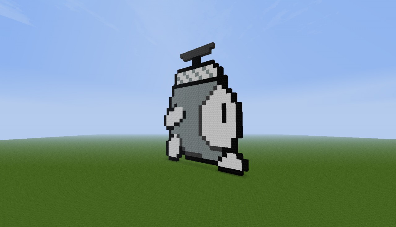 (Old) Waddle dee with beanie Pixel Art! Minecraft Map