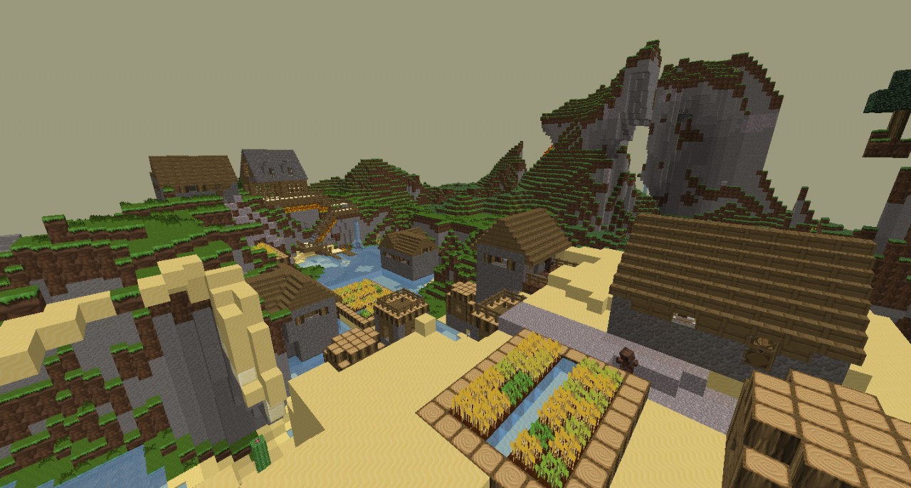 Hillside manor Minecraft Map