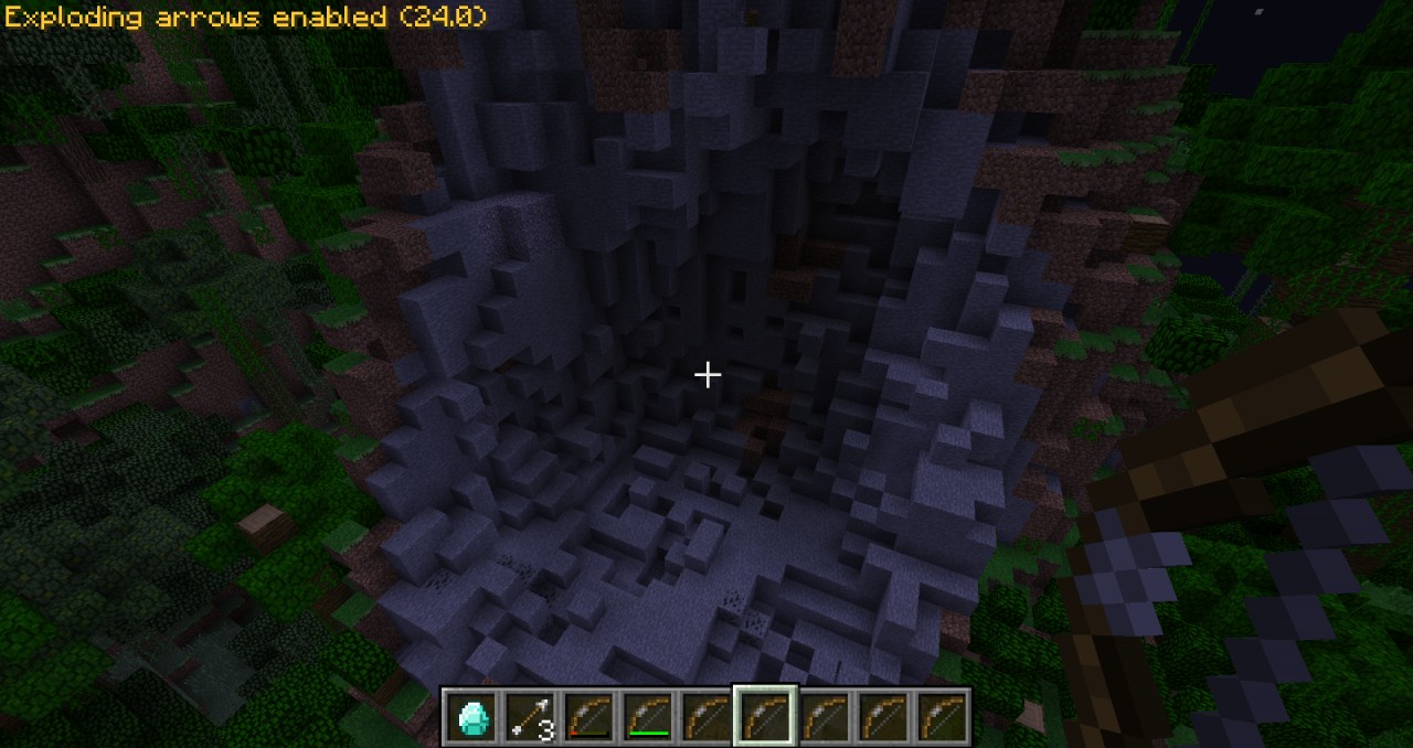 Exploding arrows for minecraft 1.2.5! Lagg free now! Minecraft Mod