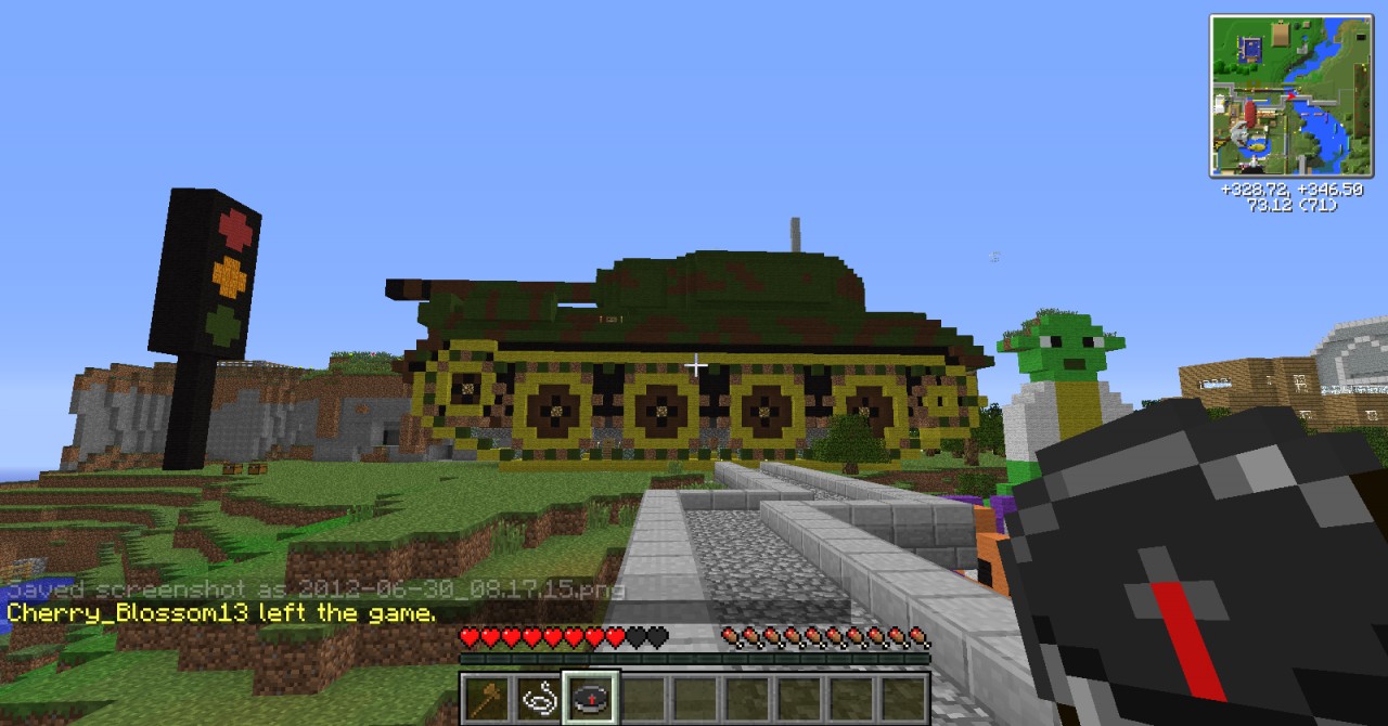 Tank made by lordmarakith Minecraft Map
