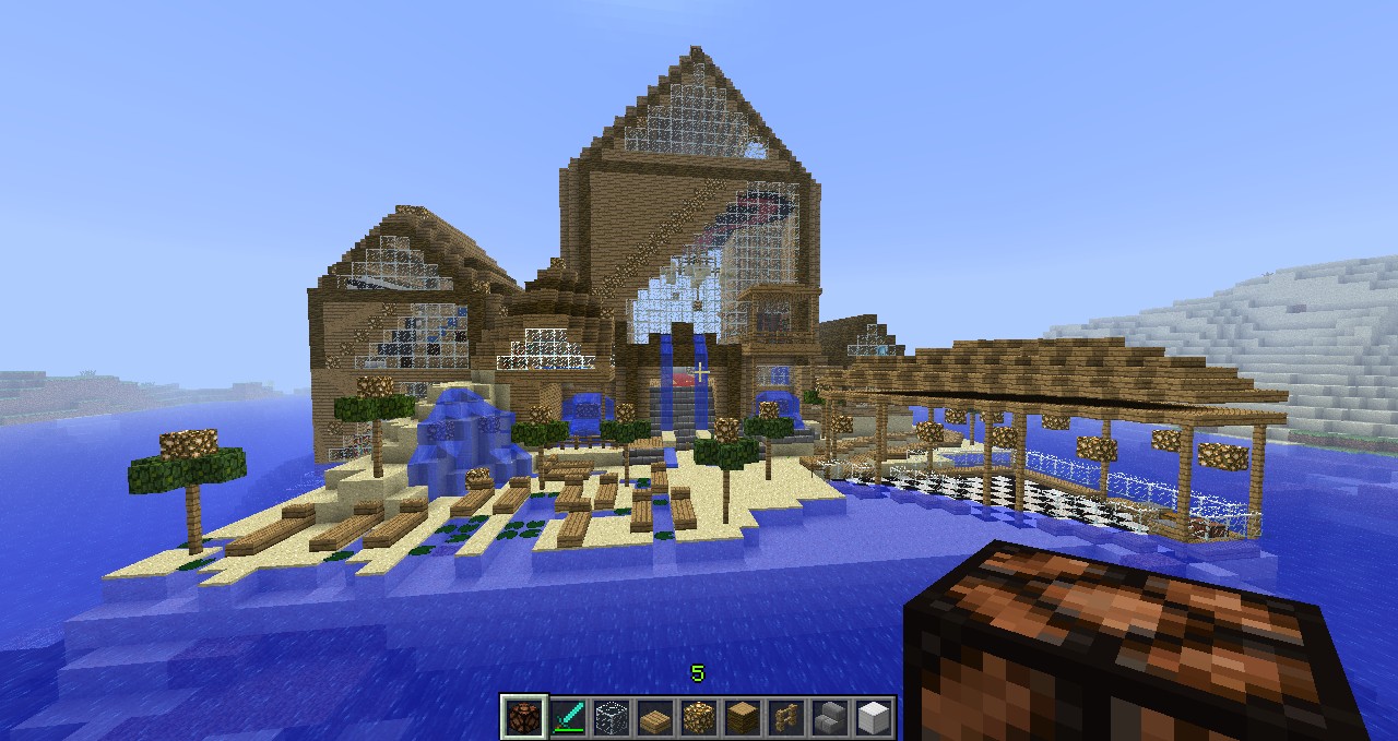 Island Resort Build Of The Month Minecraft Map