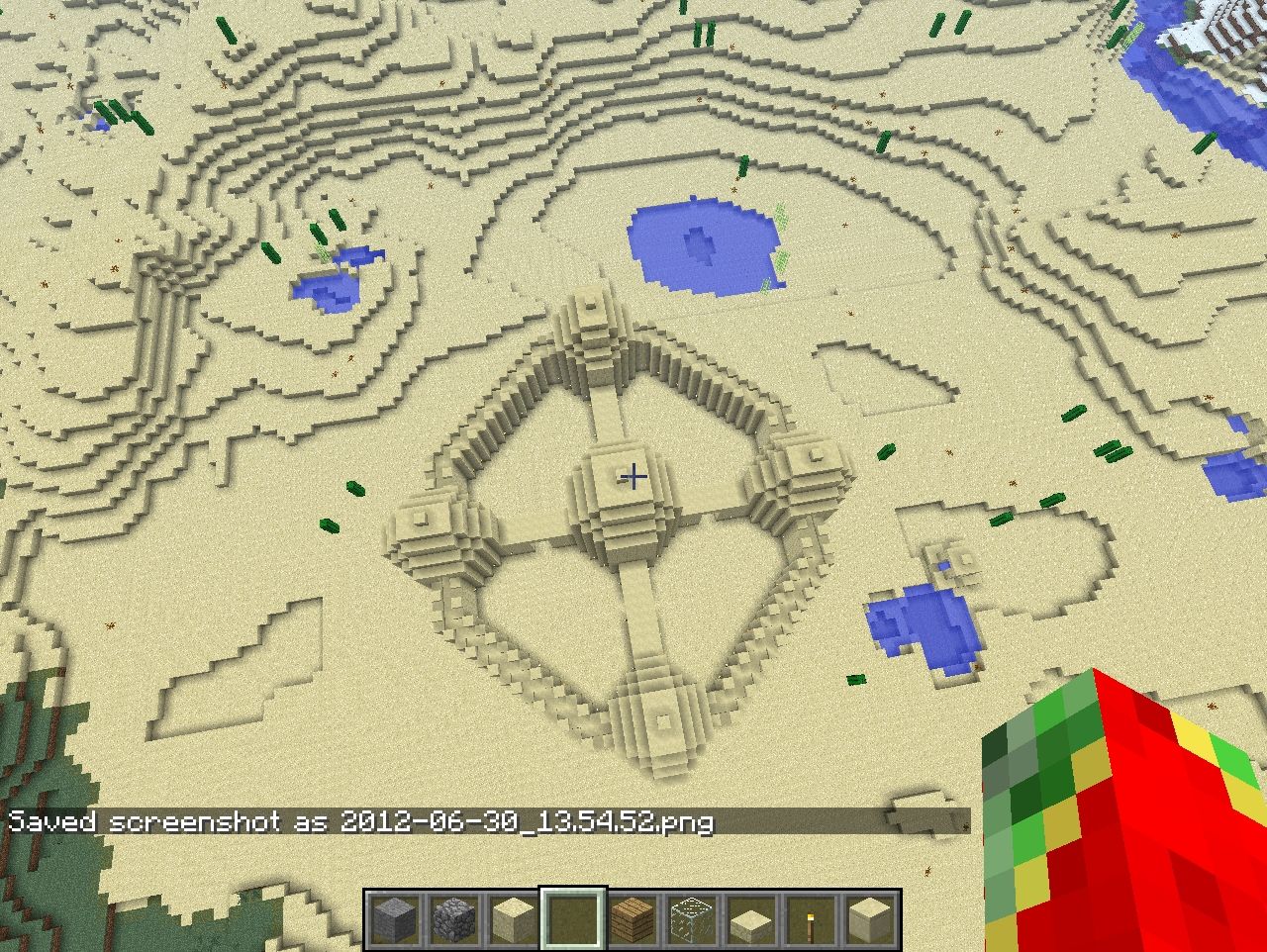Epic SandStone Castle Minecraft Map