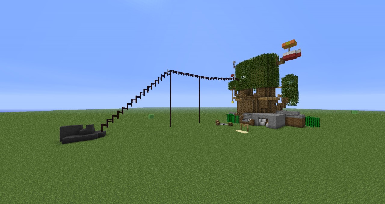 Finn and Jake's tree fort Minecraft Map