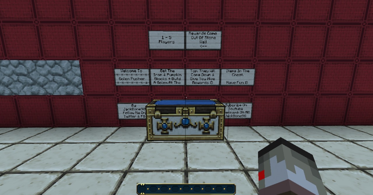 Golem Pusher 2.0 Minecraft Map