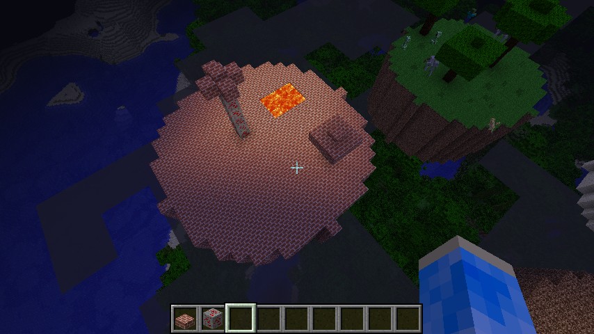 the floating platforms Minecraft Map