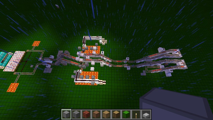 Minecart race Minecraft Map
