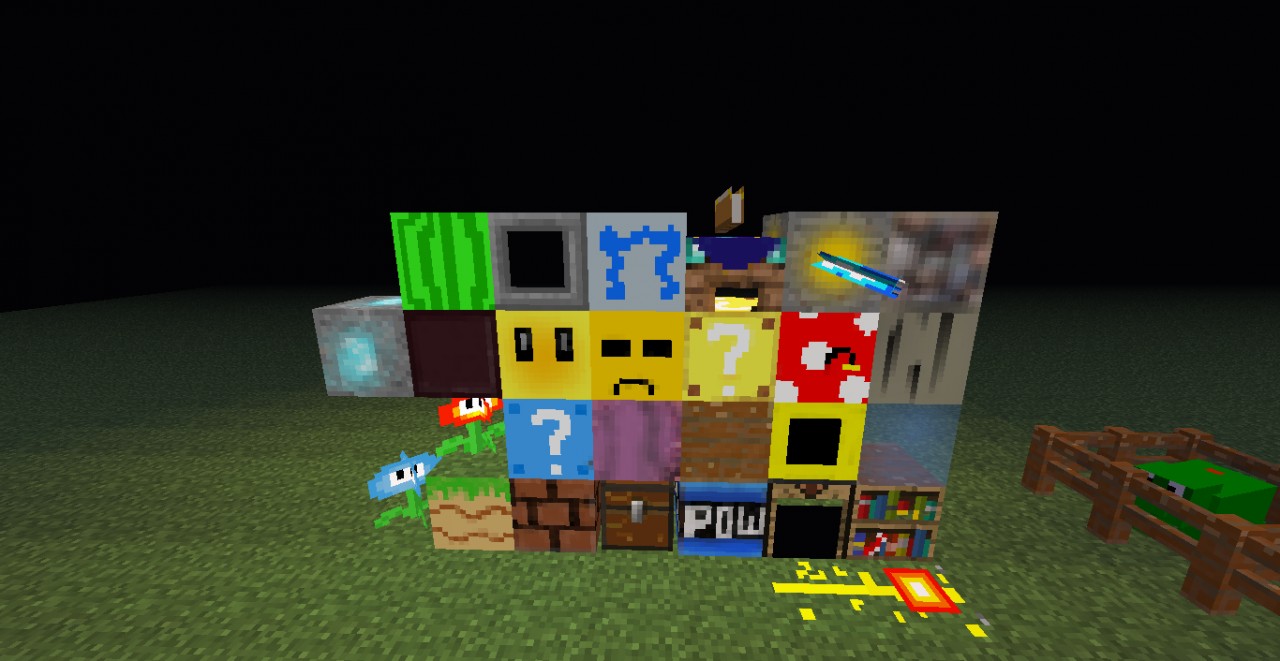 New Super Mario Bros Craft Minecraft Texture Pack