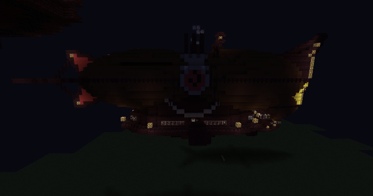 Fire nation Airship Minecraft Map
