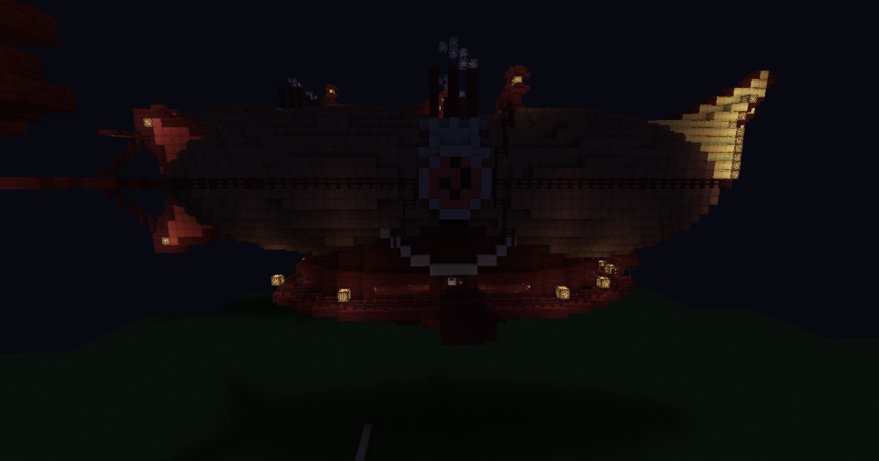 Fire nation Airship Minecraft Map